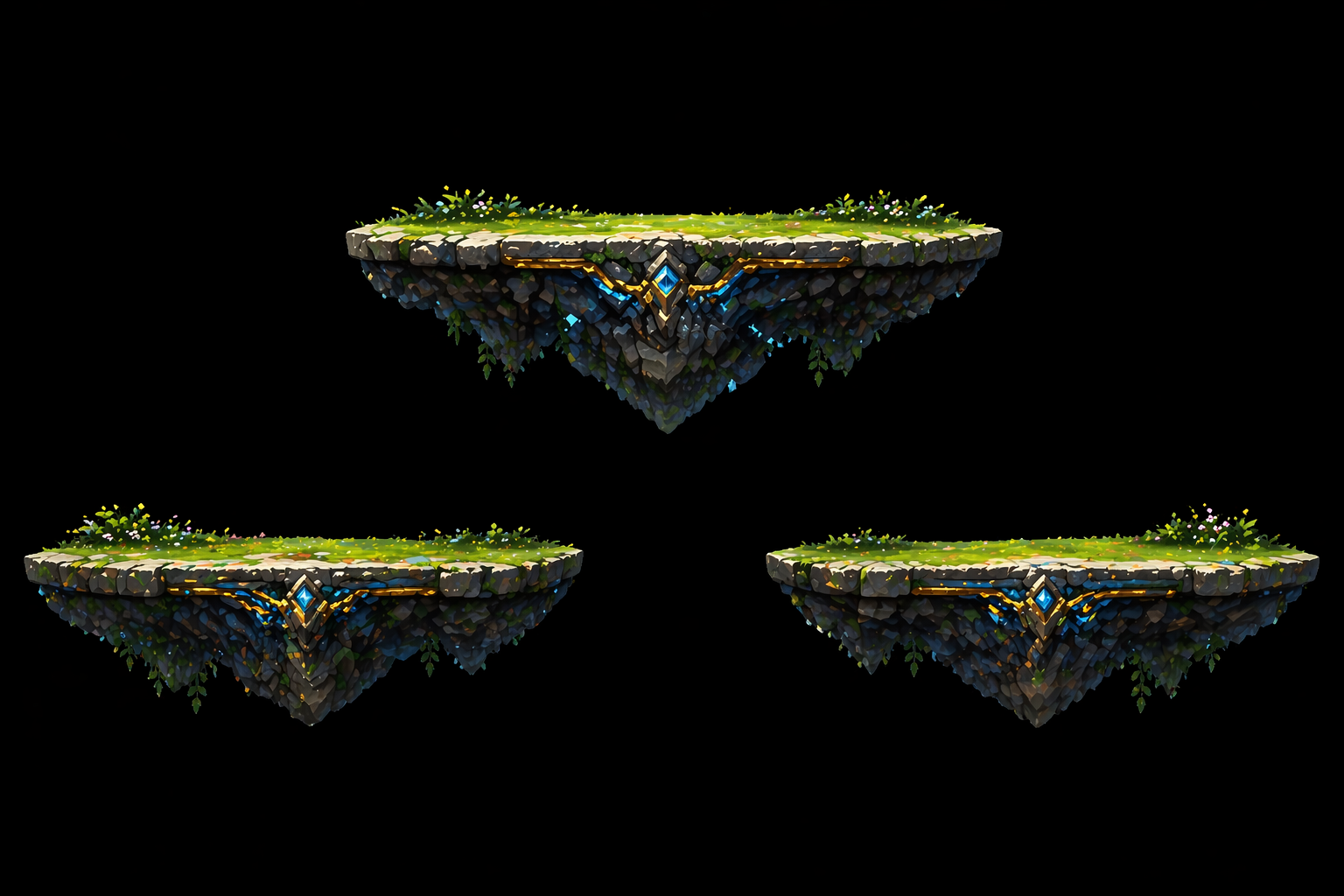 Fantasy Platformer Stage Pack (2D Game Assets – Background, Ground ...
