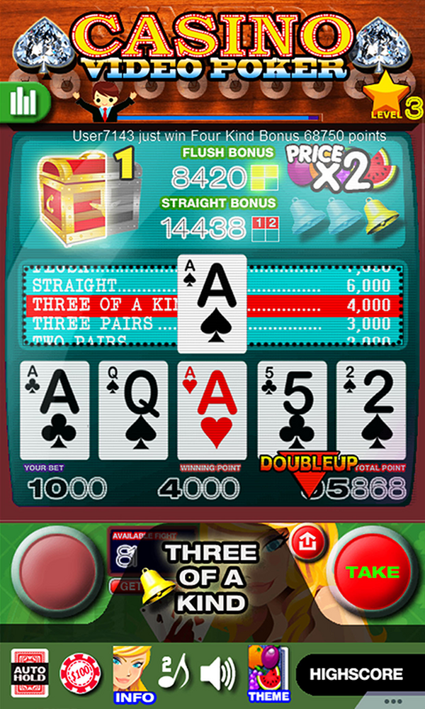 Casino Video Poker by nvgamepad