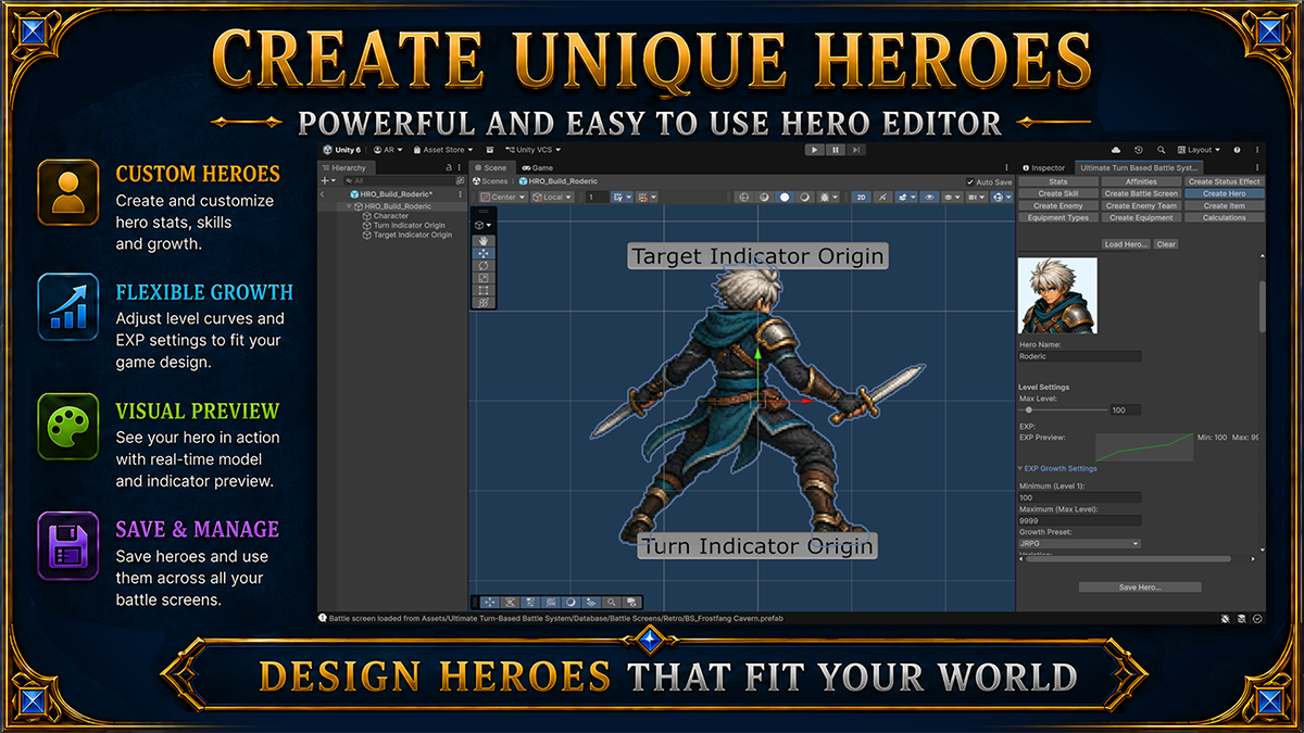 Ultimate Turn-Based Battle System for Unity by Arktentrion