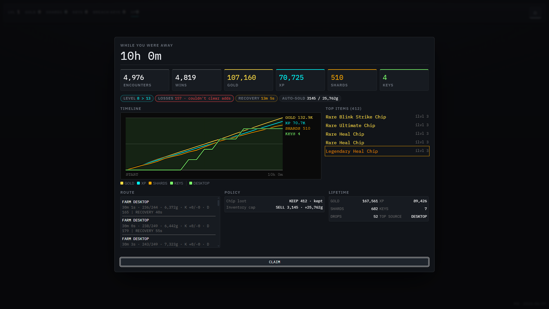 New Screenshot for a New UI - Autonomous Hero by LoneDesigner