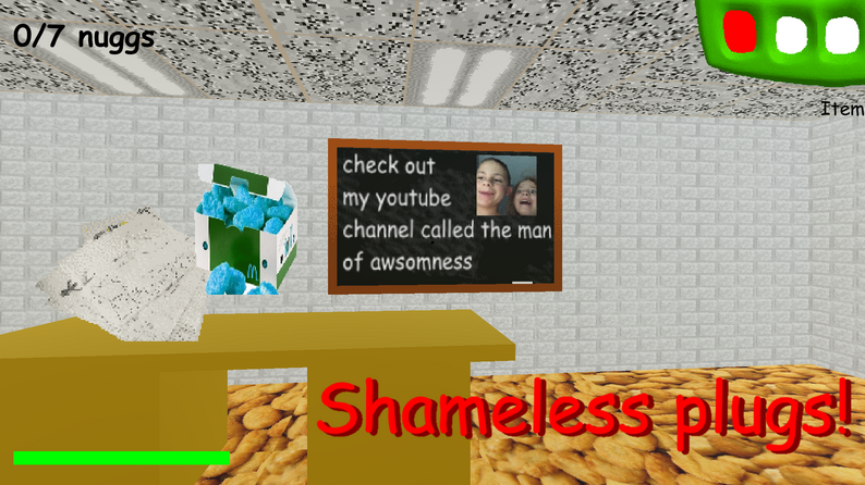 Baldi Likes Nuggs (Mod) by Mr. Cool Projects Mods