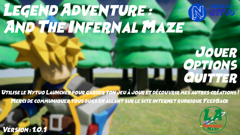 Legend Adventure : And The Infernal Maze by Nytuo