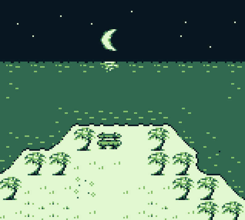 16x16 pixels map tileset and sprites for GameBoy by niamov