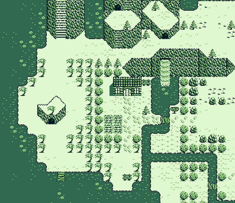 16x16 pixels map tileset and sprites for GameBoy by niamov