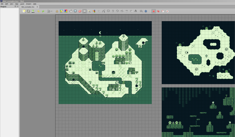 16x16 pixels map tileset and sprites for GameBoy by niamov