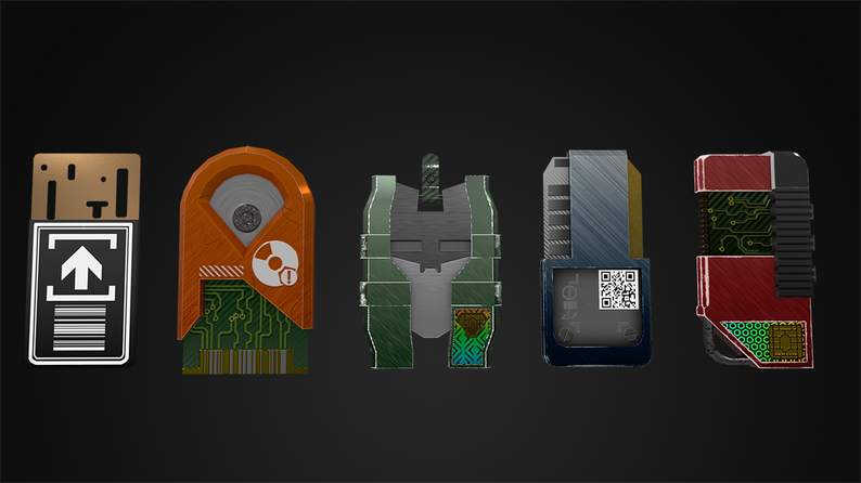 Sci-Fi Keycard Pack by BrandtH