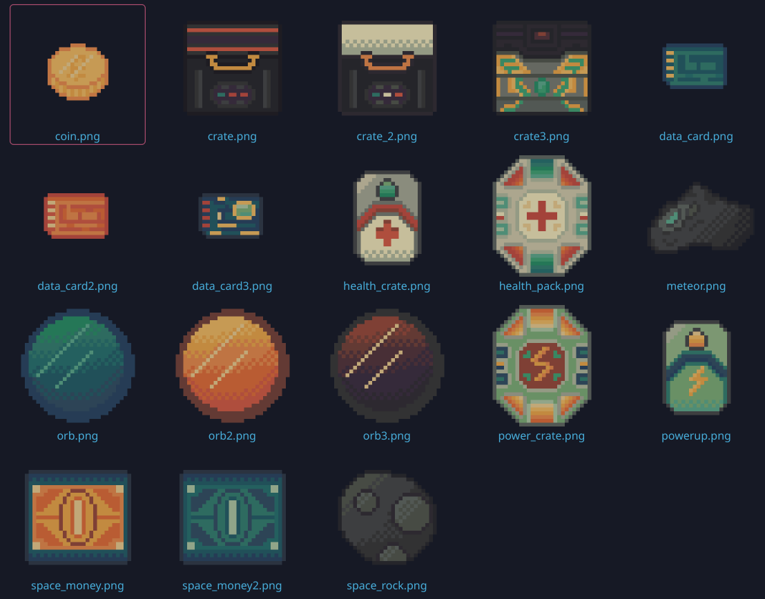 First Update! | Adding 37 new assets! - Galaxy Pixel Pack by Dylan