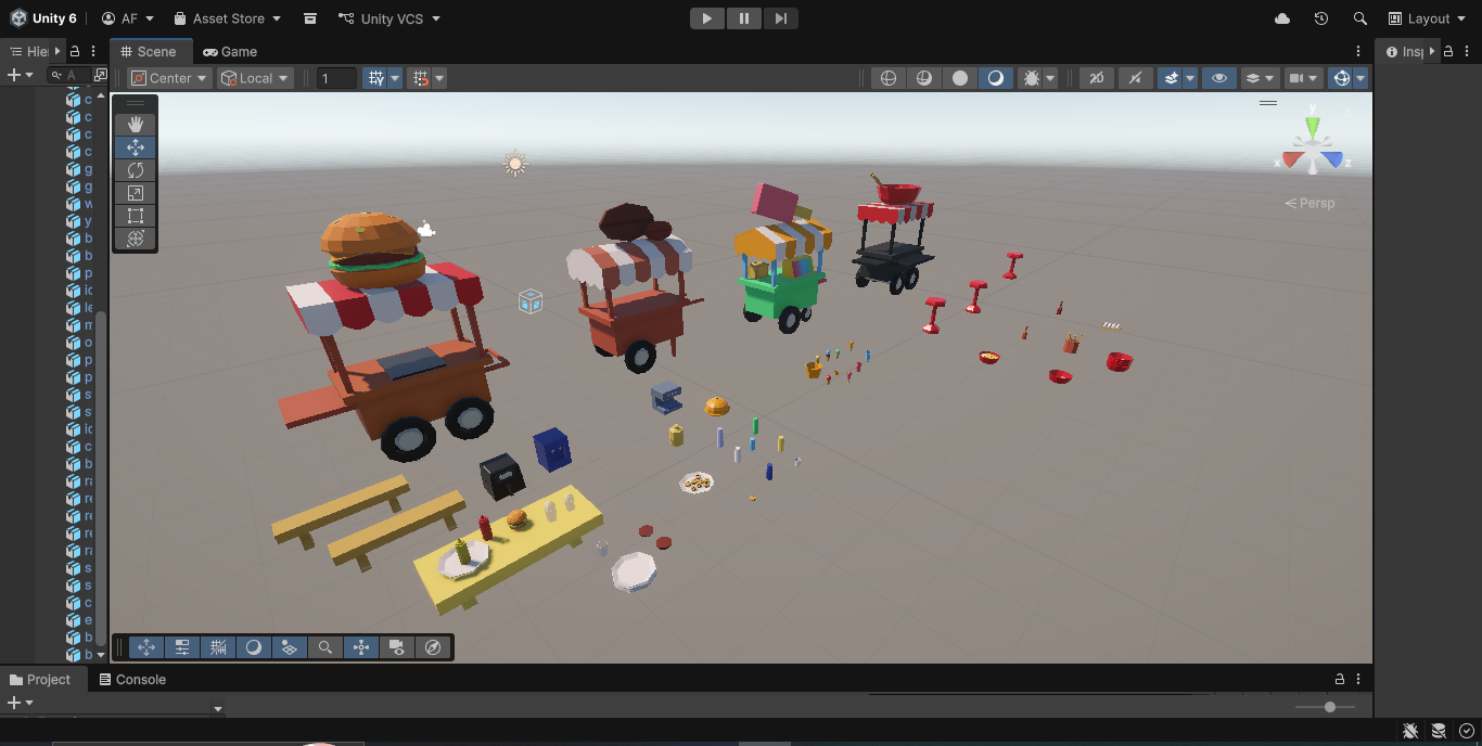 Low Poly Food Cart Mega Pack – Burger, Ramen & Ice Cream Carts ...