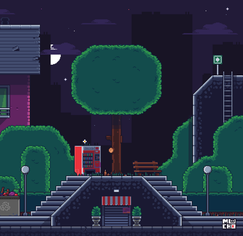 City Street Tileset Pack by Mucho Pixels