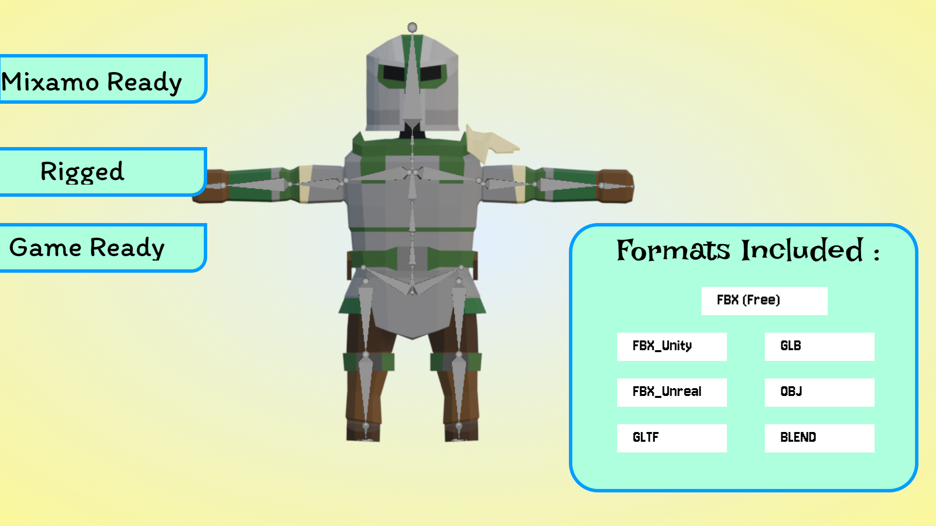 🛡️Medieval Knight Characters Pack Released - LOWPO: Low Poly Medieval ...