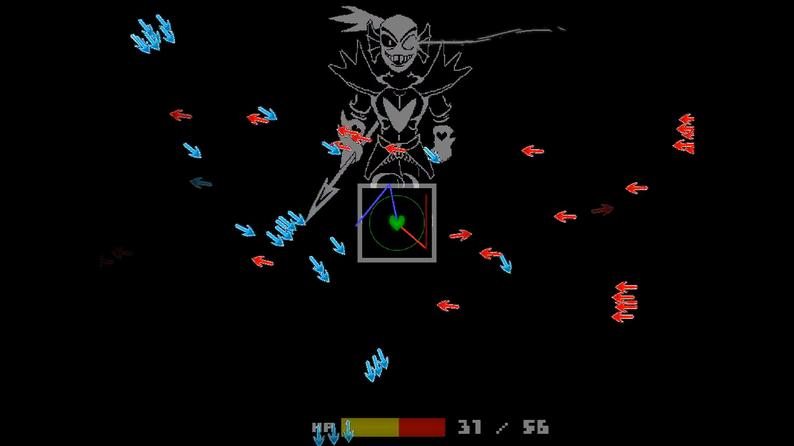 Undyne the Undying fight remake by RG00