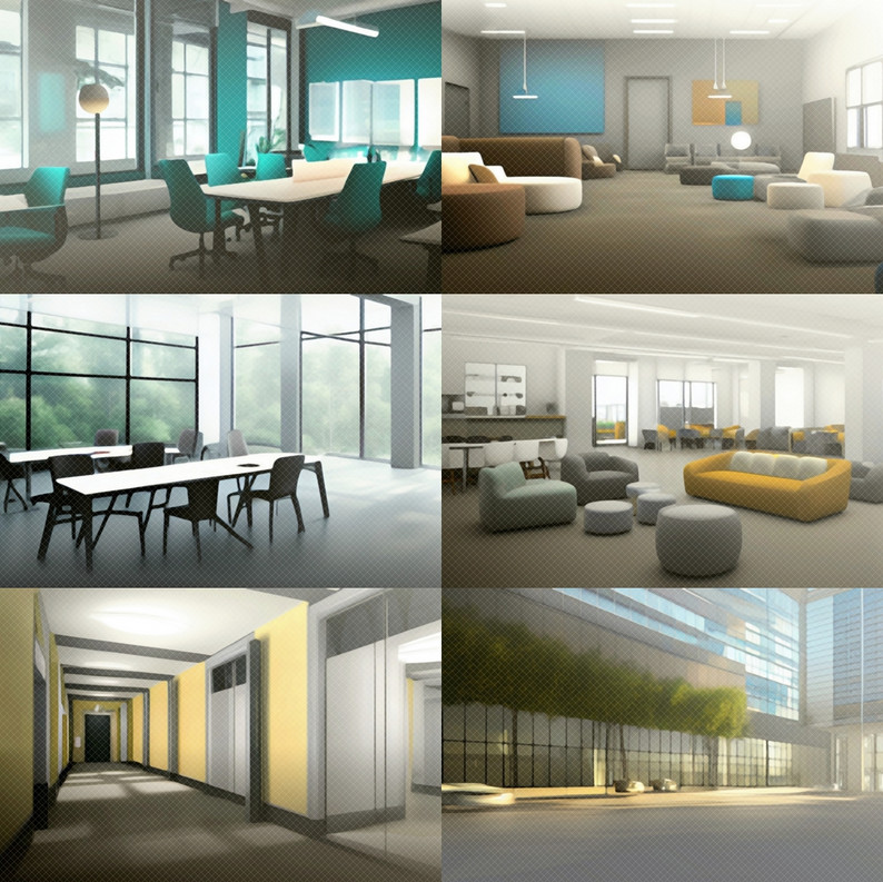 Company Office Pack: 8 Visual Novel Backgrounds by Rachel Chen