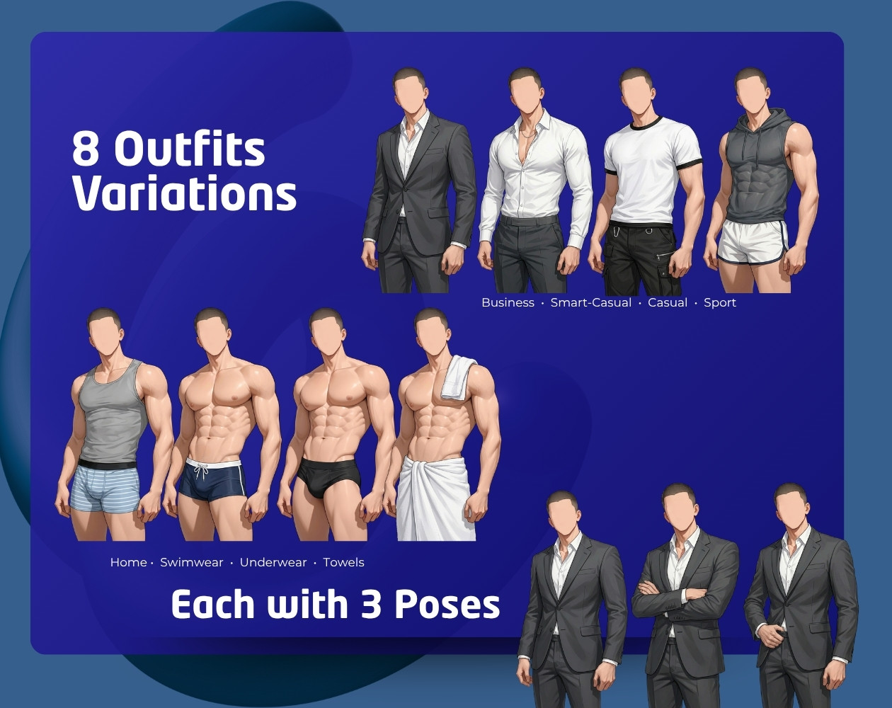 Soft Protagonist is Now Available — A Modular Male Sprite for Your ...