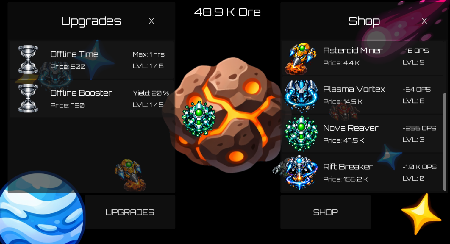 Devlog for Version 0.1.0 - Asteroids Clicker by XploSiV Games