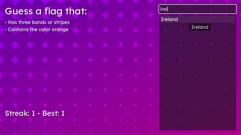 Flag Quiz Game by HexagonNico