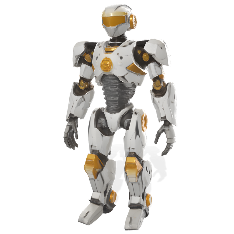 Aegis Unit Advanced Robot: 3D Model & Cinematic Video Asset by Factex@Lab