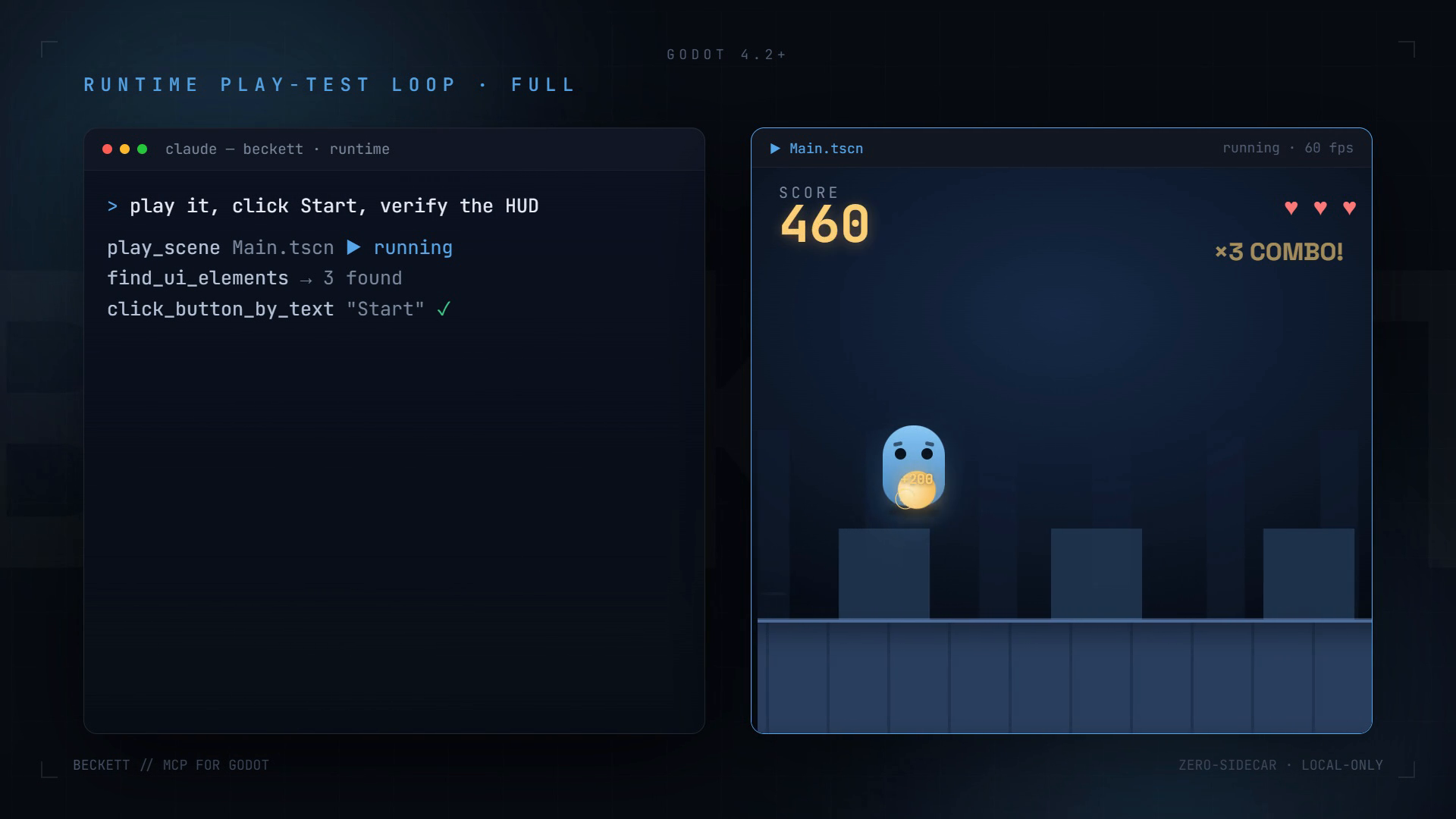 Beckett v1.0 — the AI can finally play your Godot game - Beckett — MCP ...