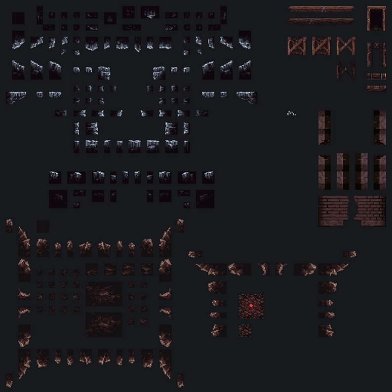 Pixel Fantasy Caves by Szadi art.
