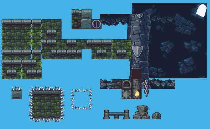 Little Chicken : Abandoned Castle Assets by Alb_pixel Store