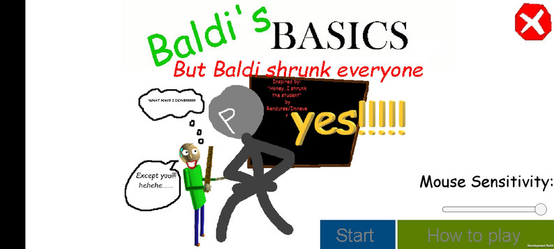 Baldi Shrunk Everyone Android Port by Tihiplayz new acc