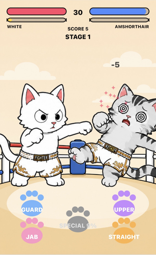 Cat Punch - ネコ、タイマンか by hirogucci