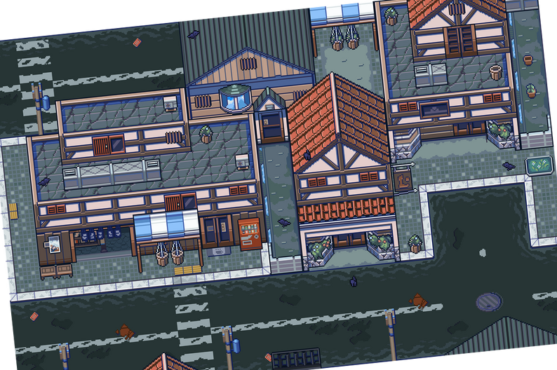 The Japan Collection: Japanese City Game Assets by GuttyKreum