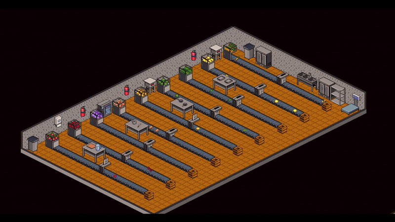 Food Factory Isometric Pixel art 48x48 by Kipperfalcon