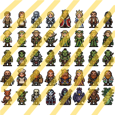 440x Static NPCs Pack Pixel Art Characters by CheesePixel