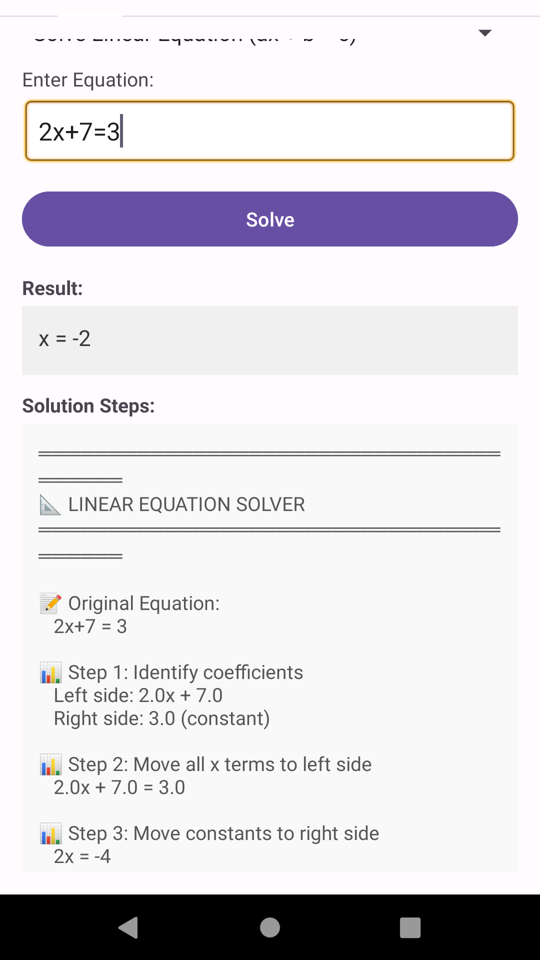 Algebra and Geometry Mathematics Solver by alexanderandrewwood