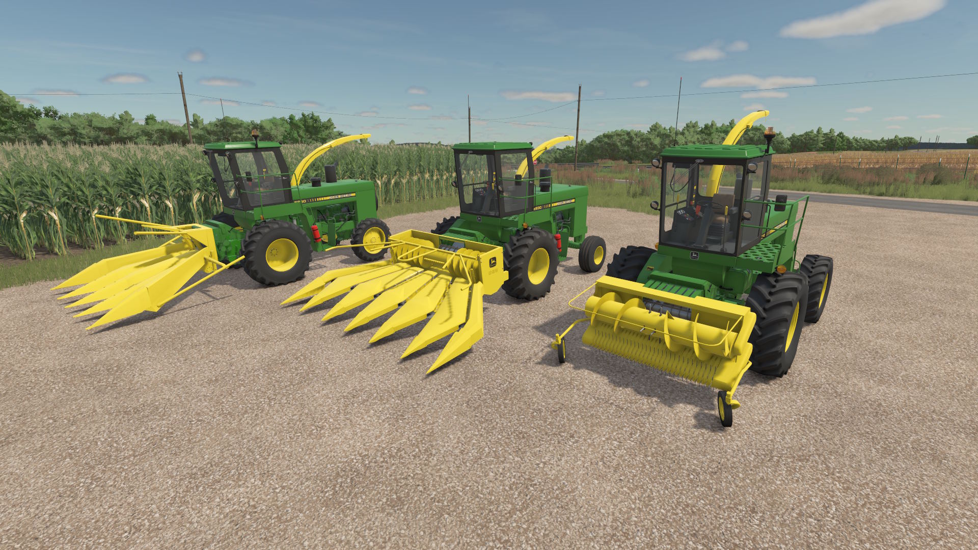 FS25 John Deere 5830 Forage Harvester by Park Maitenence Shop
