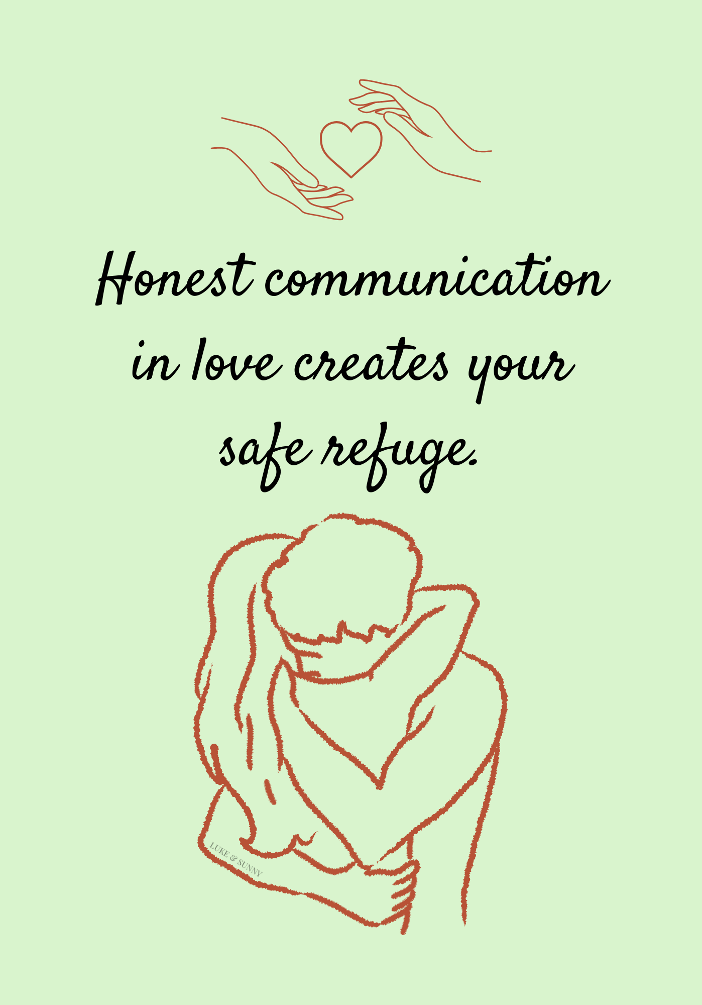 love is communication by Luke & Sunny