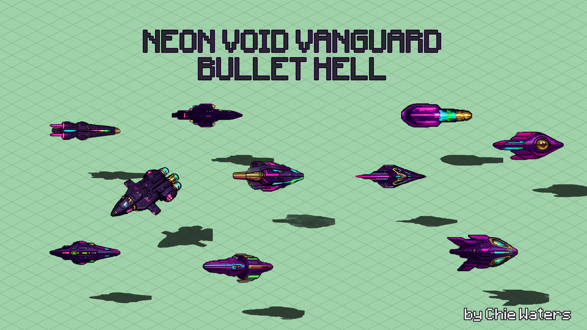 Neon Void Vanguard: Bullet Hell — 16-Bit Space Shooter Assets by Chie ...