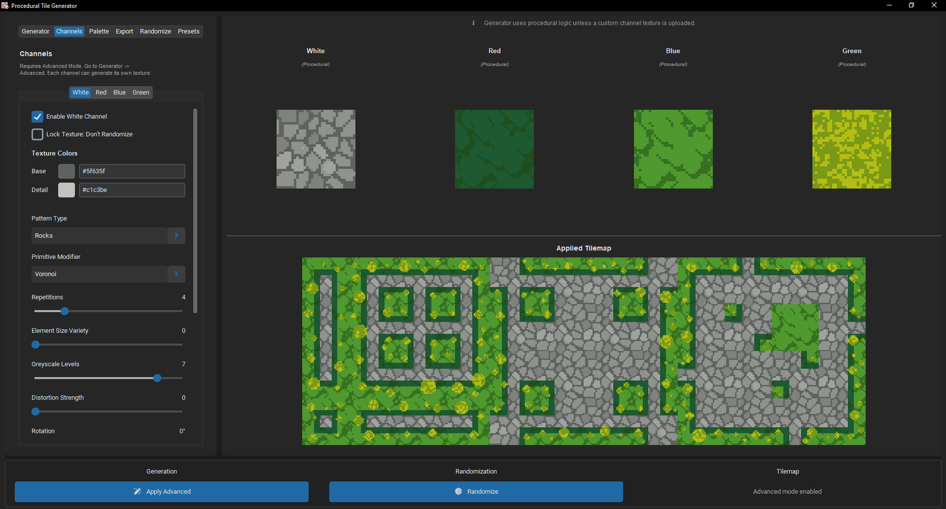 Update 4: Advanced Mode, Multiple Textures - Procedural Tile Generator ...