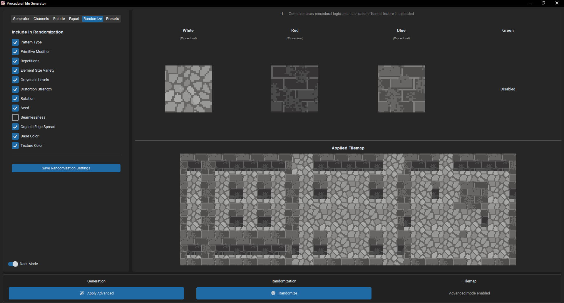 Update 4: Advanced Mode, Multiple Textures - Procedural Tile Generator ...