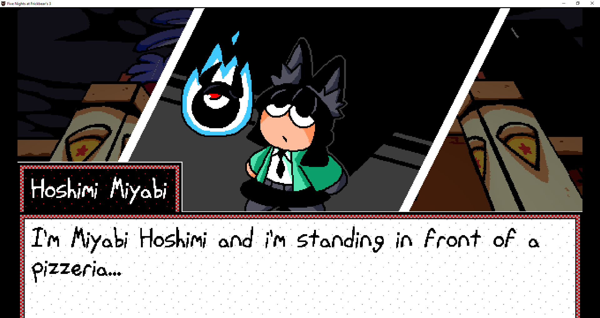 five nights at frickbear's 3: Hoshimi Miyabi guard by JVBB