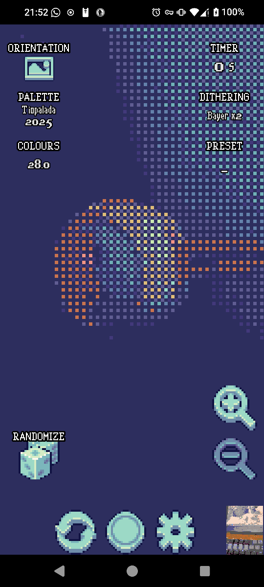 Dithcam - Take pixel art pictures - Dithcam by tiopalada