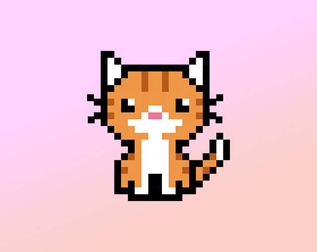 Pixel Cats Pack – Cute Retro Pixel Art Cat Sprites - 12 Cute Pixel Cats ...