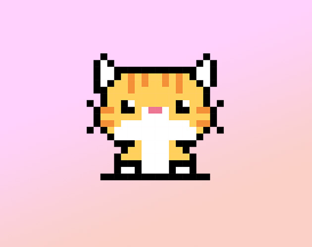 Pixel Cats Pack – Cute Retro Pixel Art Cat Sprites - 12 Cute Pixel Cats ...