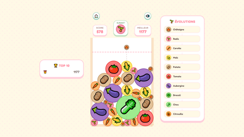 The first beta of Veggie Merge is out! - Veggie Merge by VoodooX