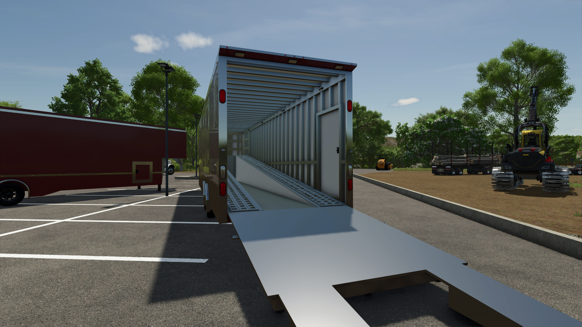 fs25 sundowner enclosed wedge trailer by jacksepticraft
