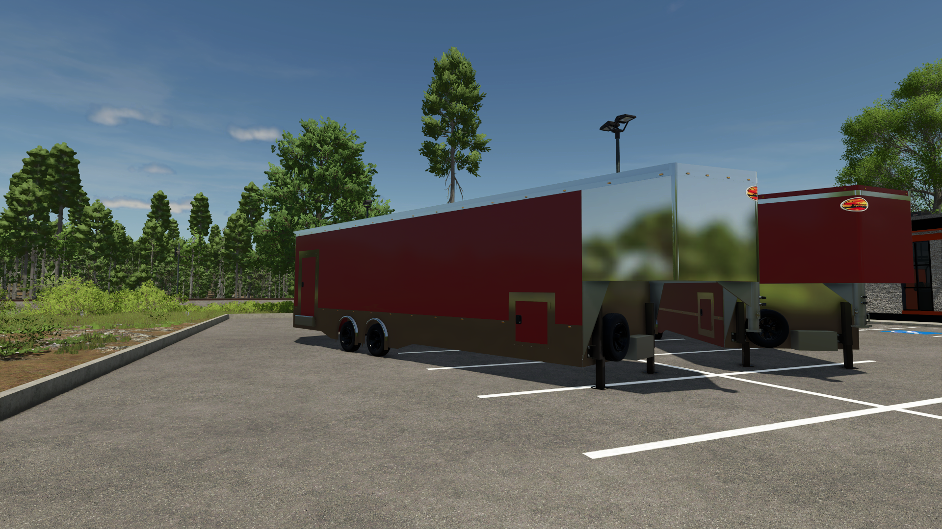 fs25 sundowner enclosed wedge trailer by jacksepticraft