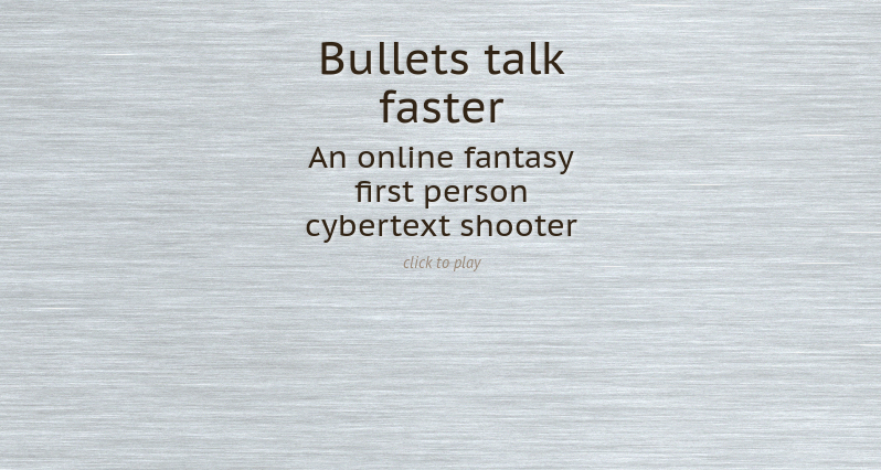 Bullets talk faster by Oreolek