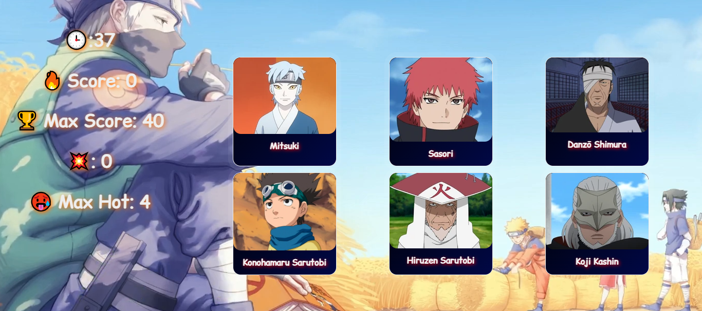 Memory Card Naruto Game Released! - Naruto Ninja Memory Challenge by ...