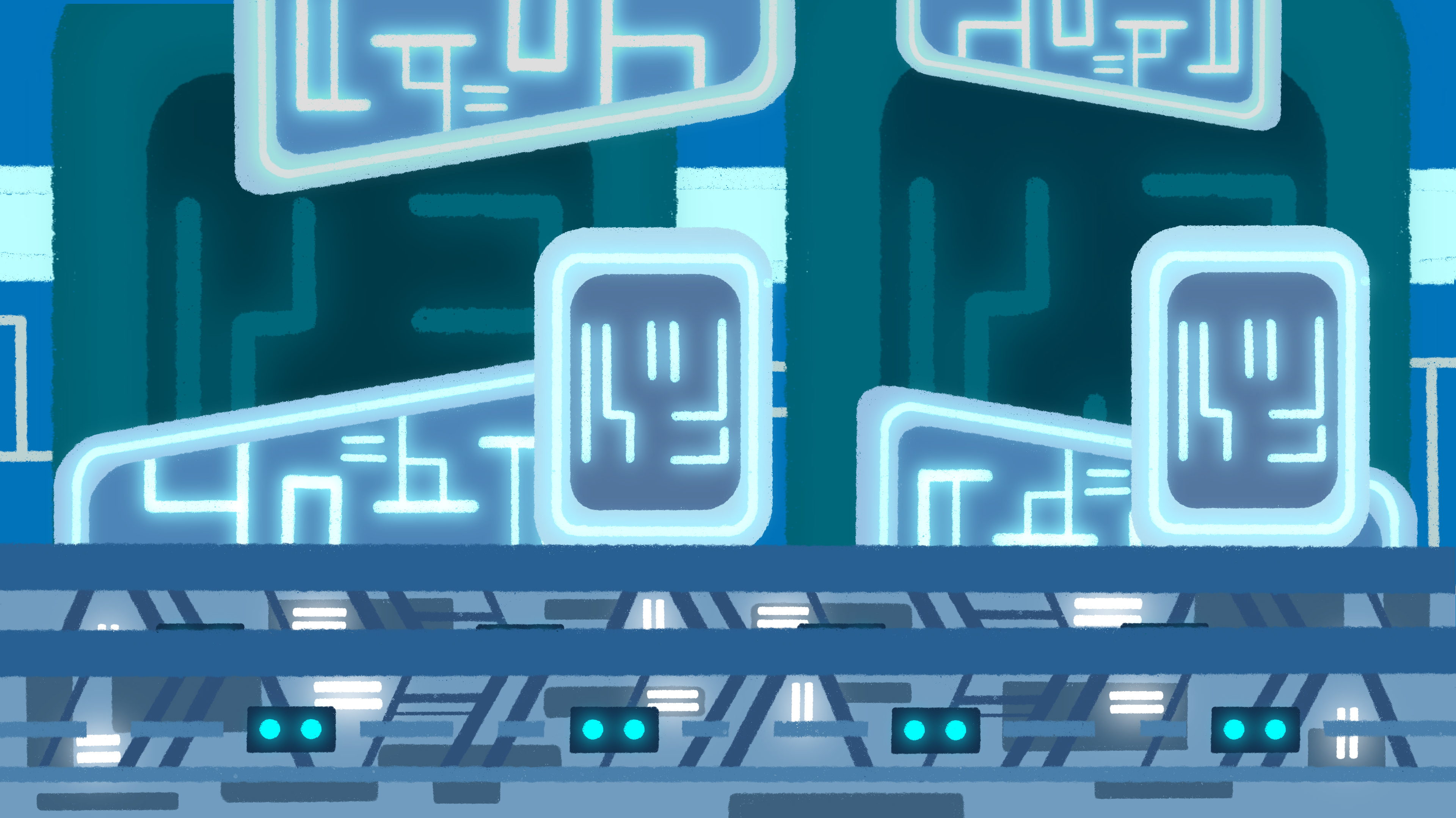 NEW RELEASE: 4K Cyberpunk Spaceship Backgrounds with Layered PSDs ...
