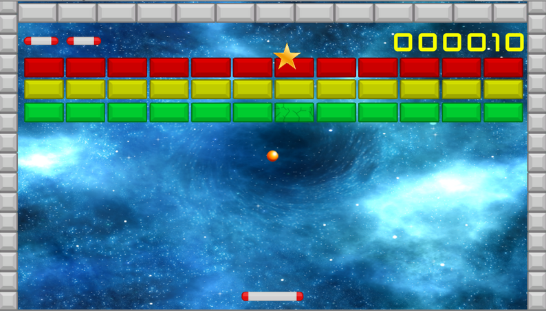 Arkanoid 2D by Deyvid Jaguaribe