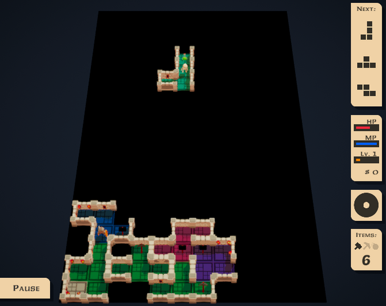 4-Block Dungeon (prototype) by SquareDev