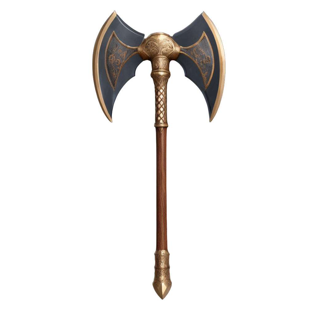 Fantasy Axe Icon Pack Vol.9 – 45 Icons (10 Elements + 5 Materials) by ...
