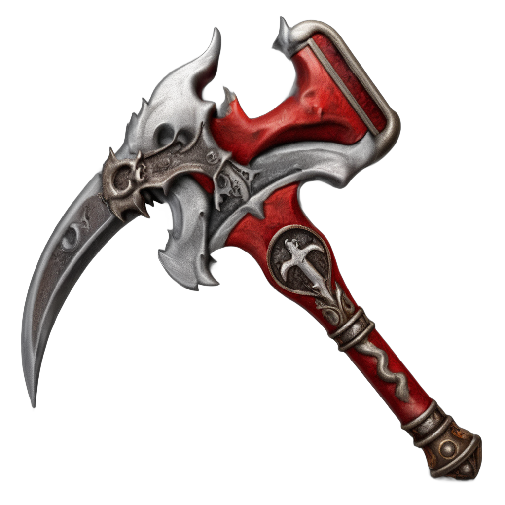 Fantasy Scythe Icon Pack Vol.9 – 45 Icons (10 Elements + 5 Materials ...