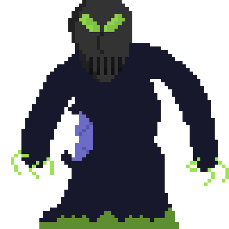 Poison Demon pixel art asset by nikhilcad