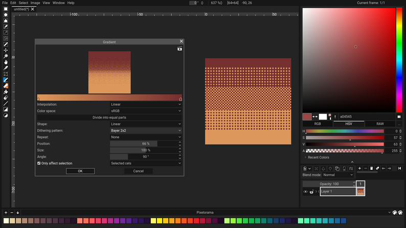 Pixelorama by Orama Interactive, OverloadedOrama